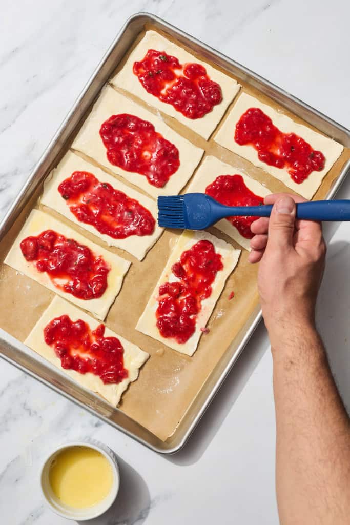 Puff Pastry Pop Tarts with Fresh Strawberries | What Steve Eats