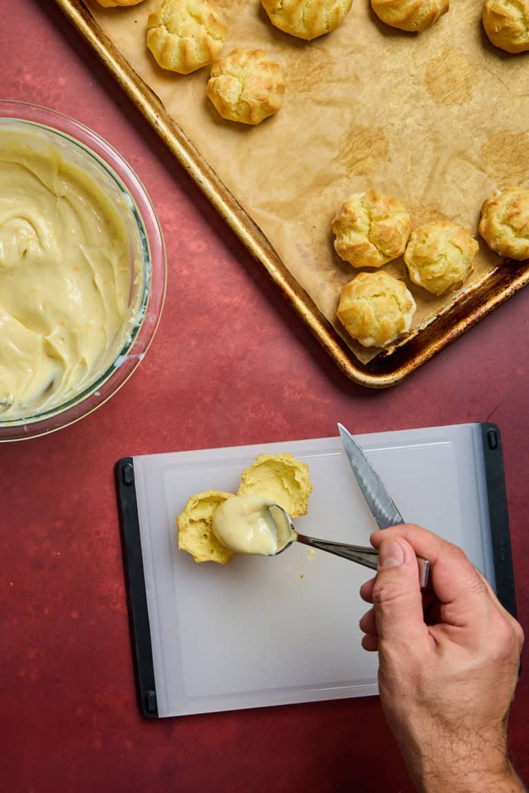 Christmas Cream Puffs (With Orange & Pine) | What Steve Eats